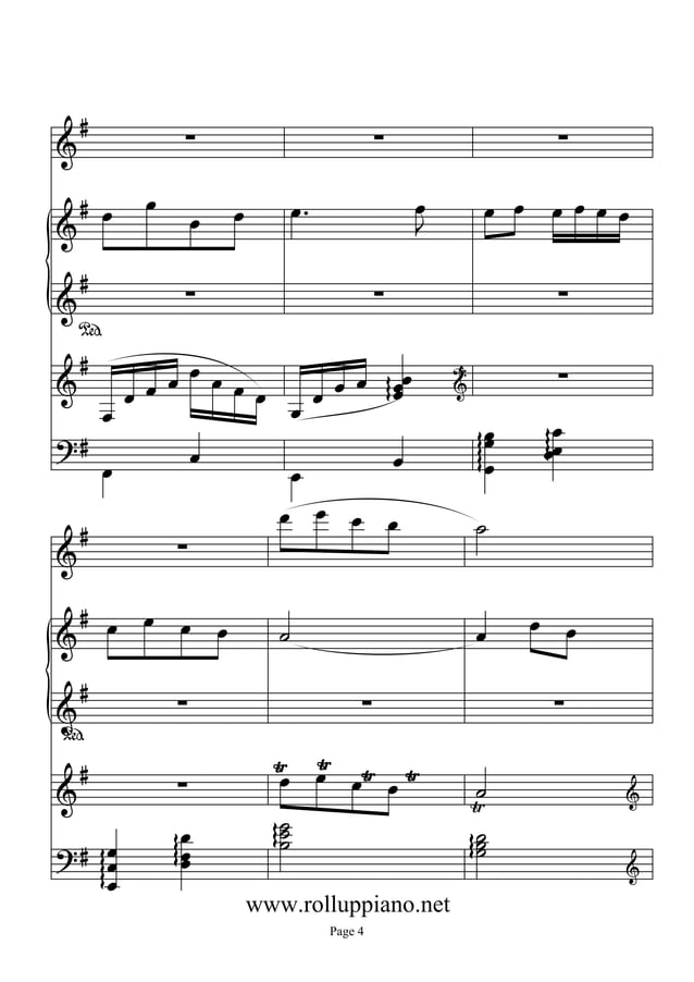 Piano sheet music chinese songs - Autumn moon on calm lake | PDF