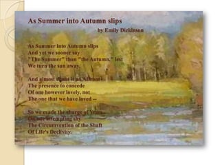 Autumn poems | PPTX