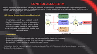 Autonomous Underwater Vechicle by deepak and aatmaj | PPTX | Scuba ...