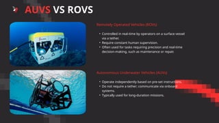 Autonomous Underwater Vechicle by deepak and aatmaj | PPTX | Scuba ...