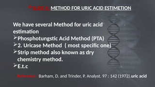 auwal yb uric acid PPT BY AUWAL ppt.pptx