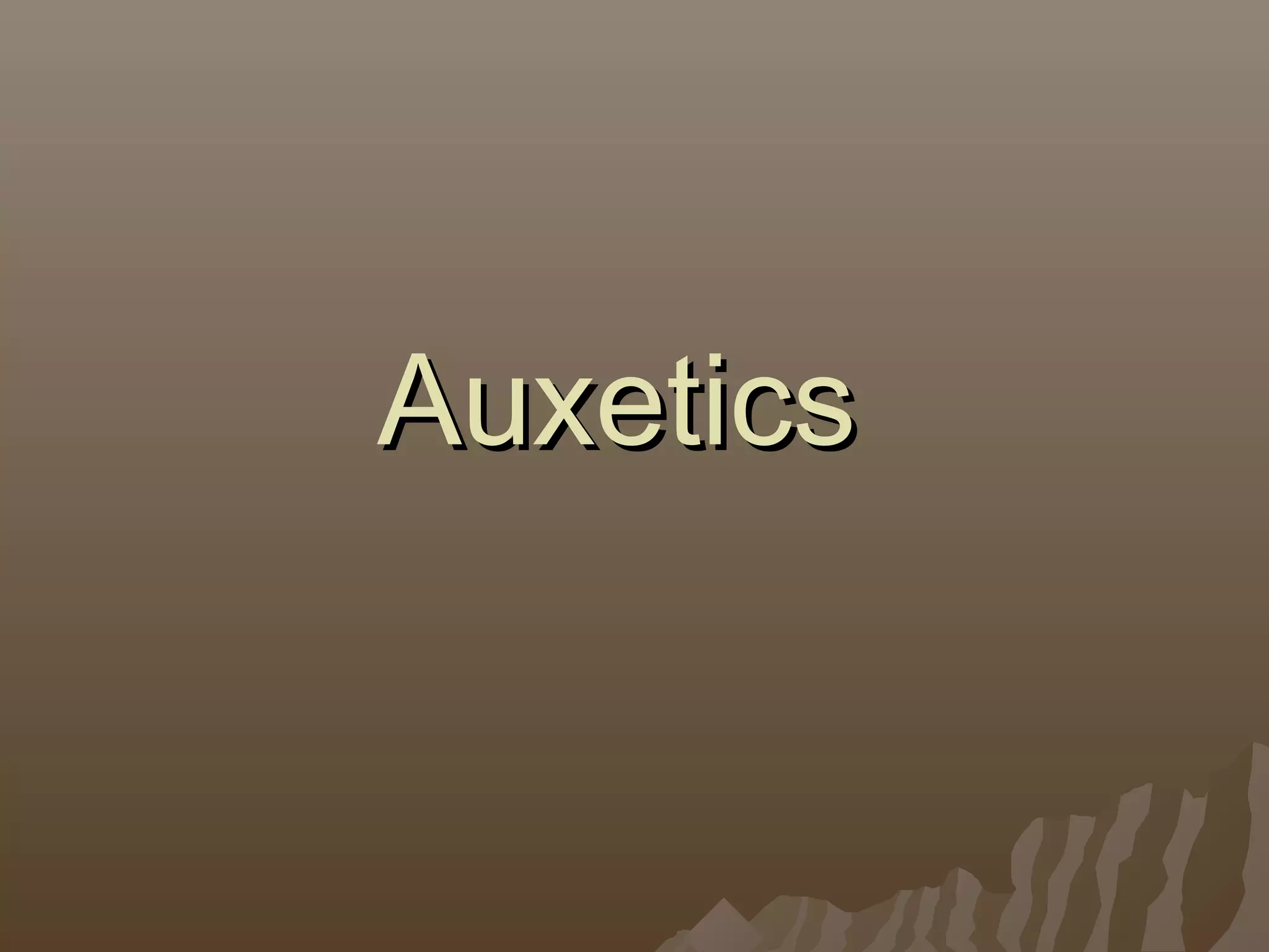 Auxetics | PPT