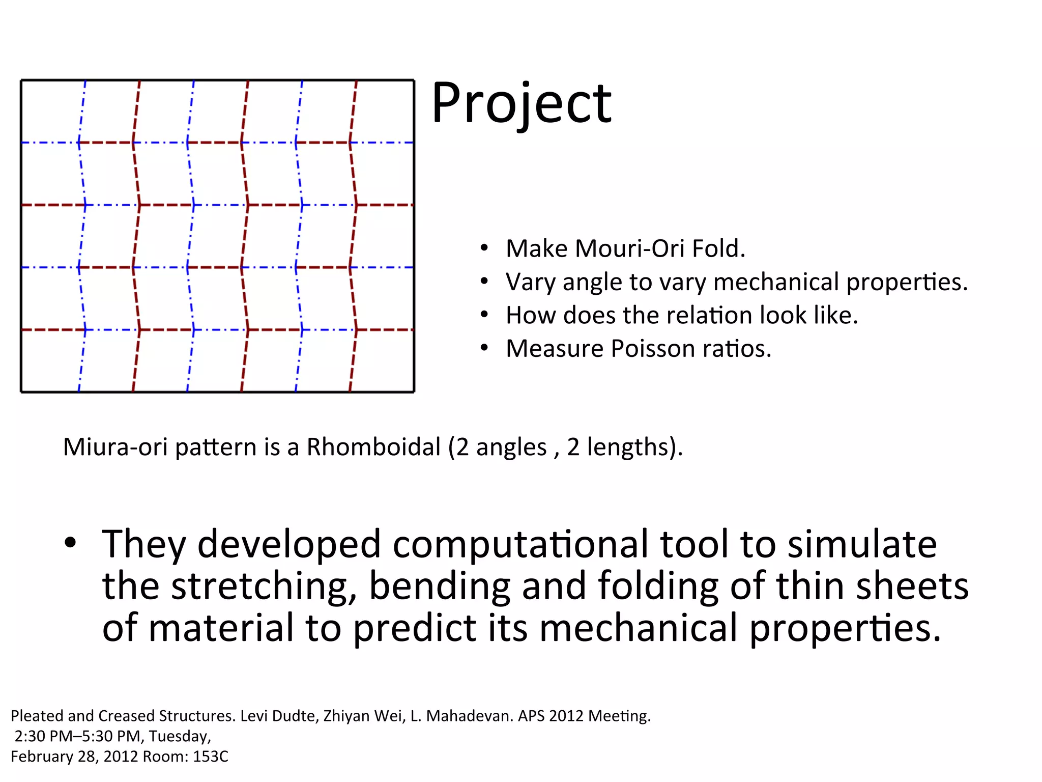 Auxetics and folding | PDF