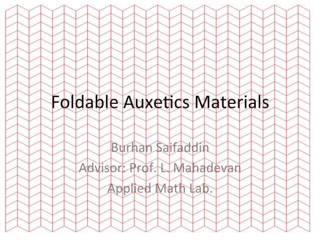 Auxetics and folding | PDF