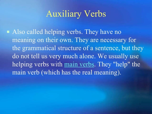 auxilary-verbs.ppt auxiliary verbs auxiliary verbs | PPT