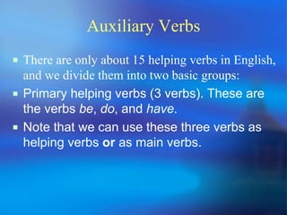 auxilary-verbs.ppt auxiliary verbs auxiliary verbs | PPT