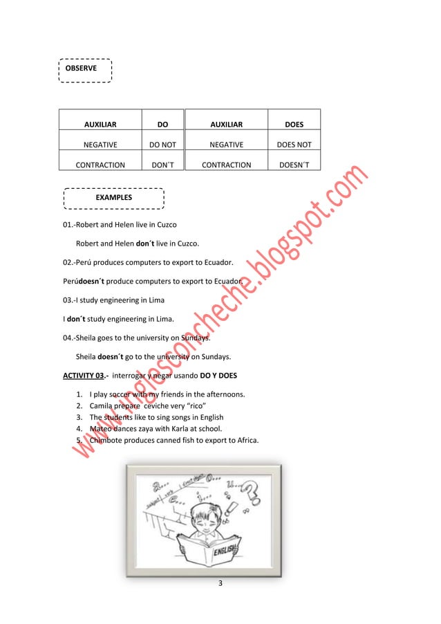 Auxiliar do does | DOCX