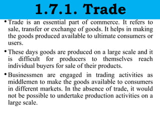 Auxiliaries to Trade, Hindrances to Trade pgp viva vvit | PPTX
