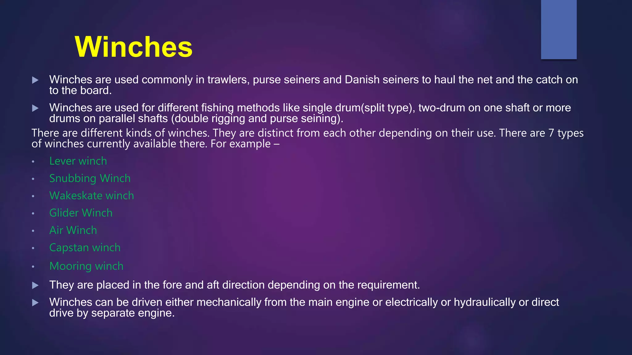 Auxiliary marine machinery systems | PPTX