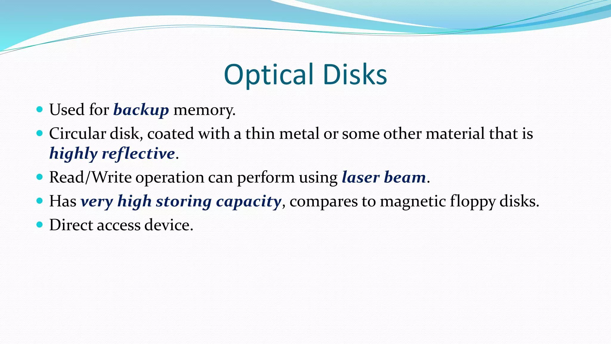 Auxiliary memory | PPTX