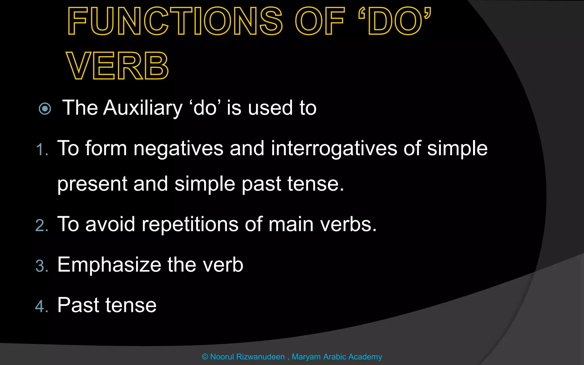 Auxiliary verbs | PPT | Free Download
