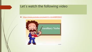 Main Auxiliary Verbs | PPTX
