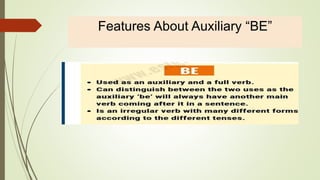 Main Auxiliary Verbs | PPTX