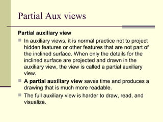 Auxiliary views | PPT