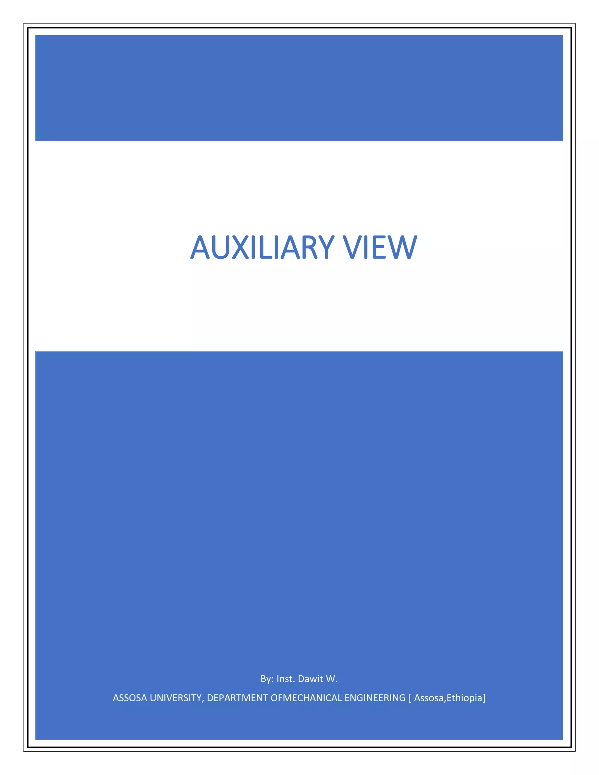 Auxiliary views | PDF