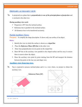 Auxiliary views | PDF
