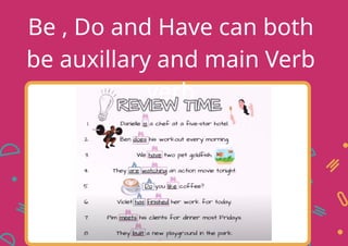 Auxillary verb - Communication is the key | PPTX