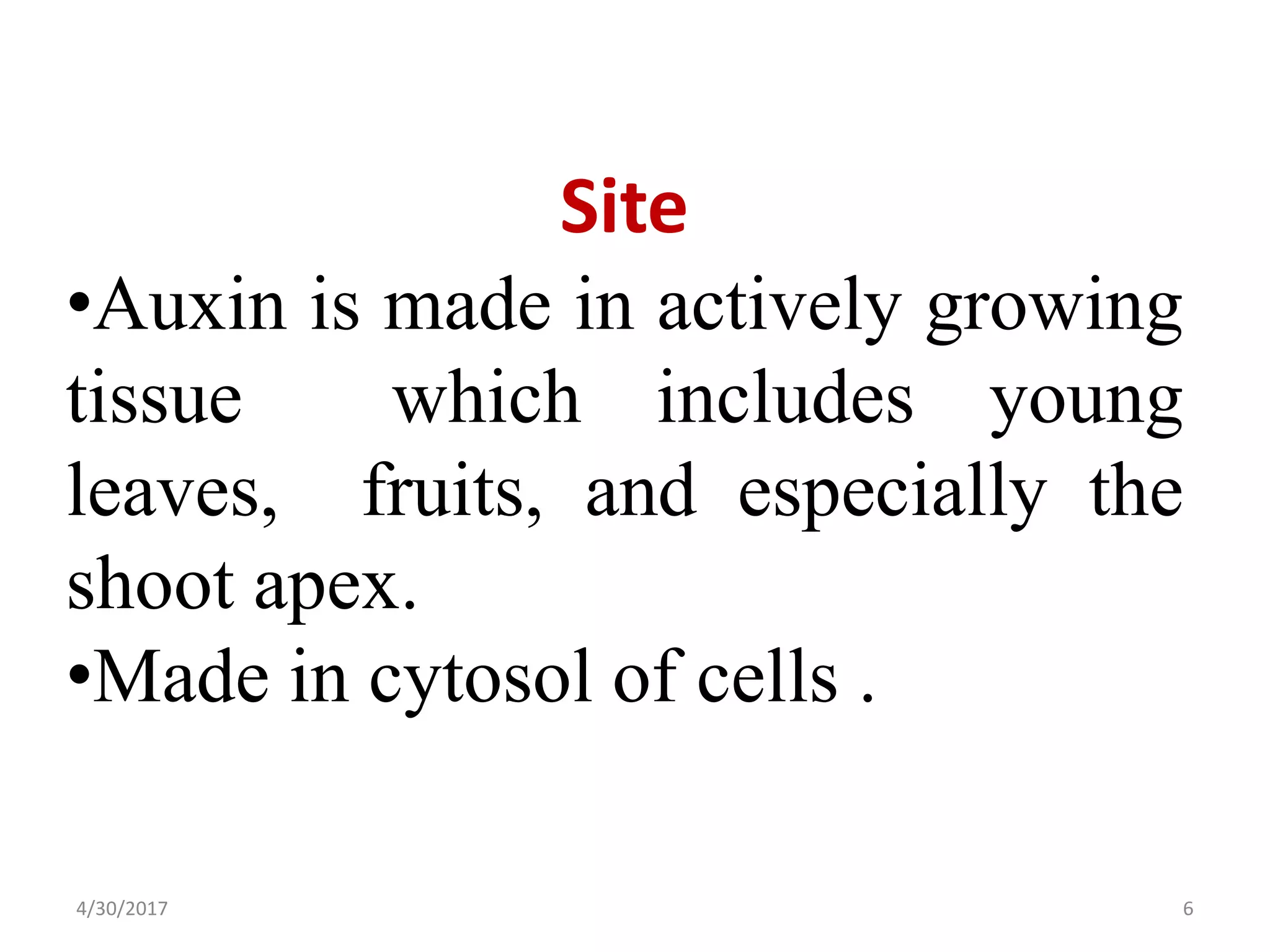 Auxin | PPTX