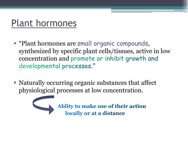 Plant Hormone (Part-1)- Auxin | PPT
