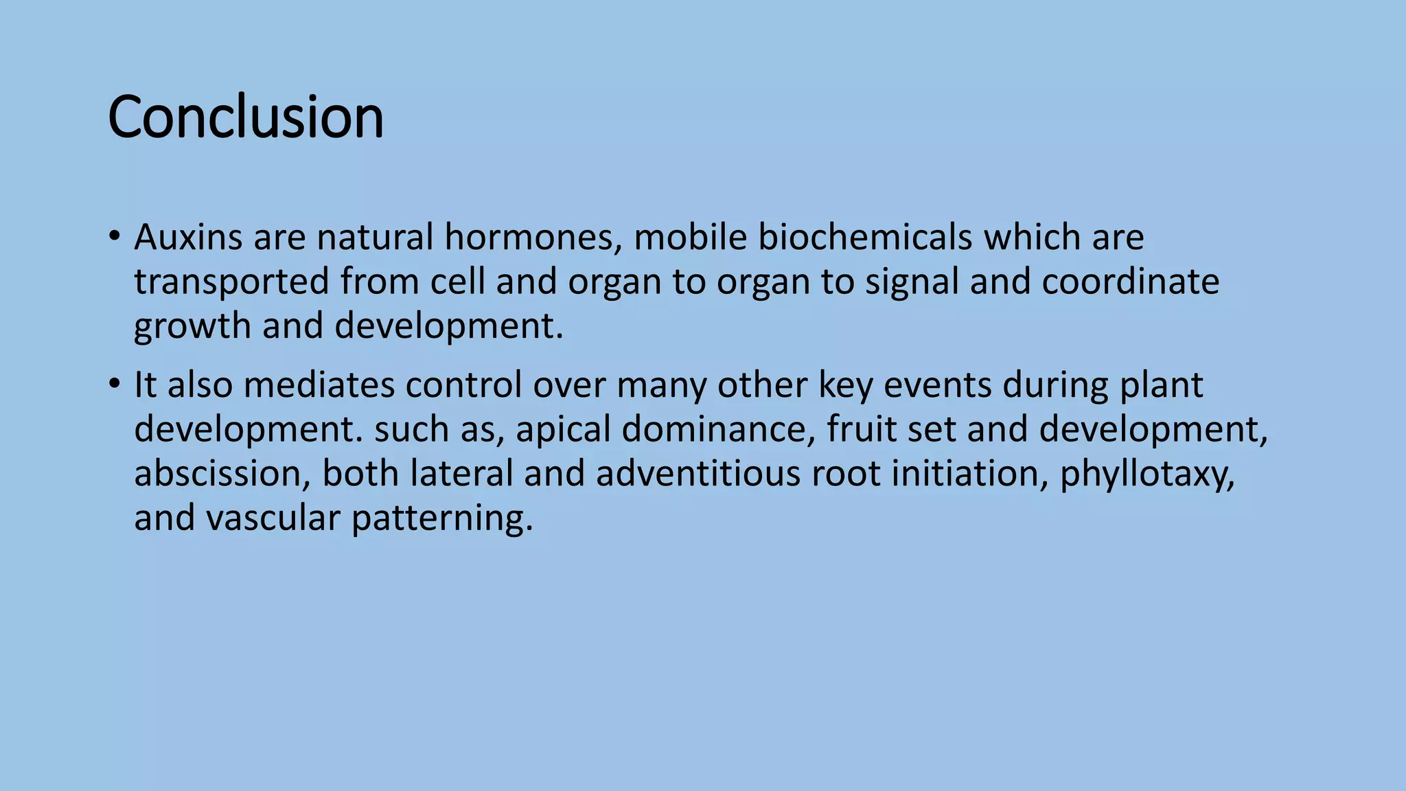 Biosynthesis of Auxin | PPTX