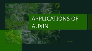 Auxin , Definition, History, Structure, Mode of Action, Physiological ...