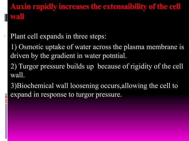 Auxin signal transduction and perception | PPTX