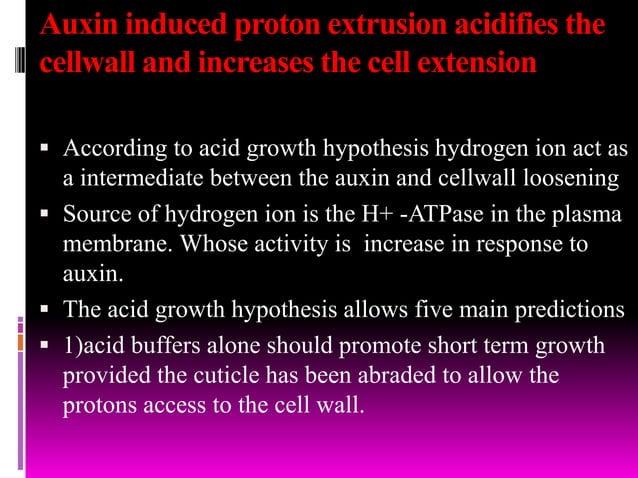 Auxin signal transduction and perception | PPTX