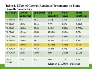role of growth hormones - Auxins in floriculture | PPTX