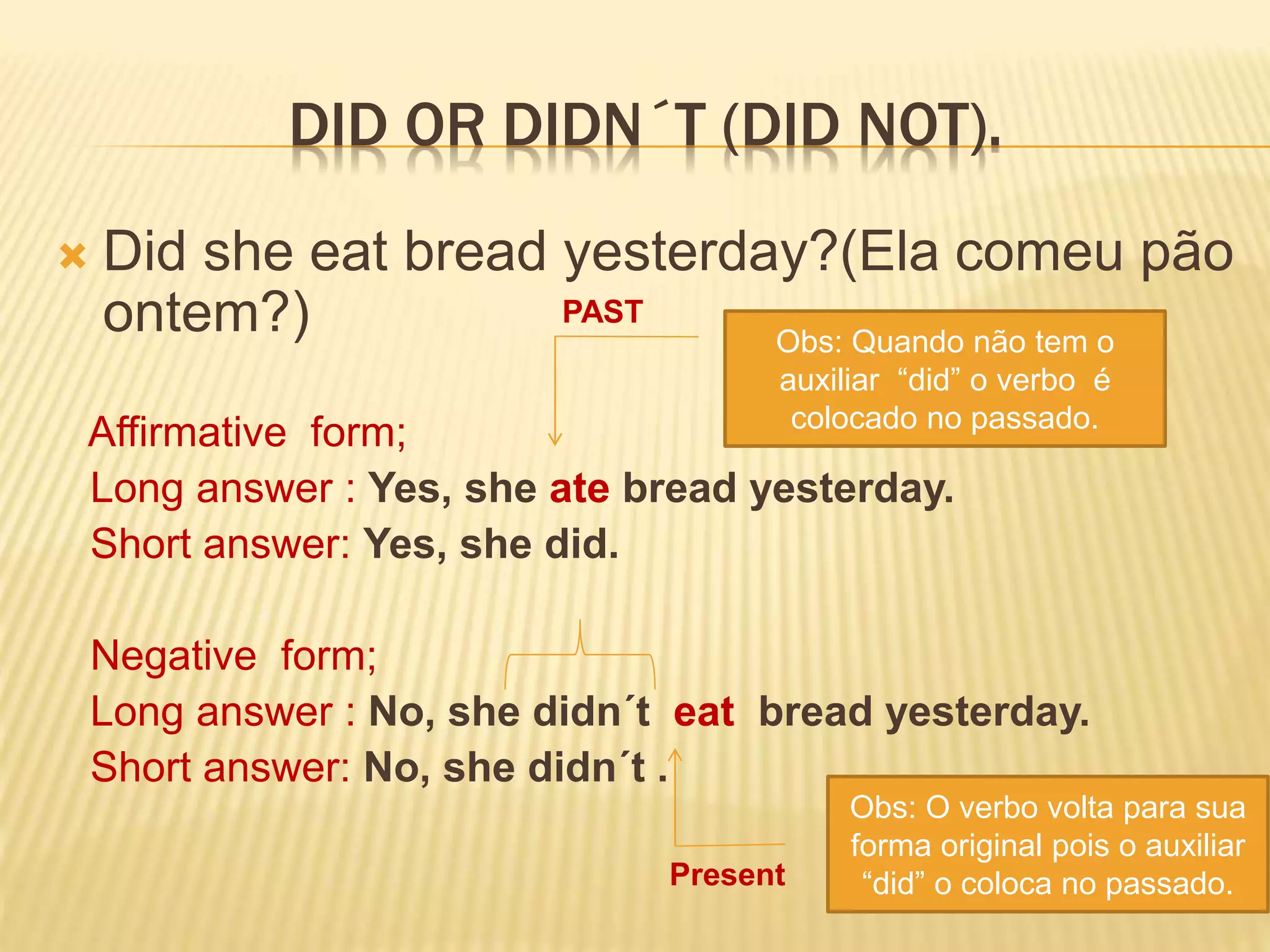 Auxliary "Do, Does , Did". | PPTX