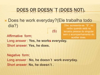 Auxliary "Do, Does , Did". | PPTX