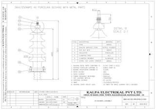 Auxillary Transformer GTP & Drawings for Substation | PDF