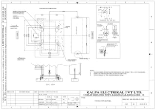 Auxillary Transformer GTP & Drawings for Substation | PDF