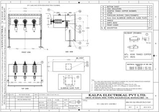 Auxillary Transformer GTP & Drawings for Substation | PDF