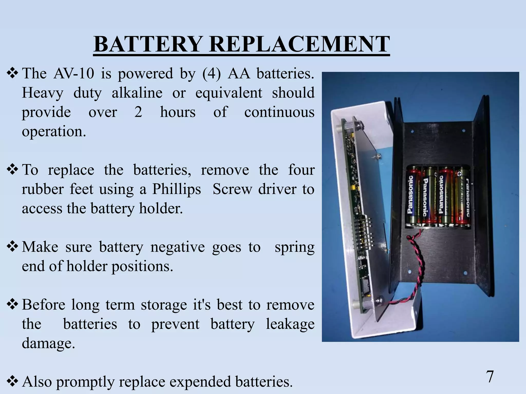 Av 10 ramp tester | PPTX