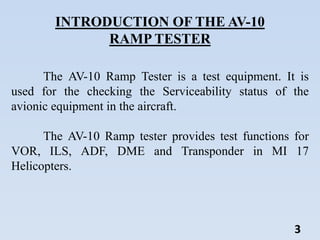 Av 10 ramp tester | PPTX