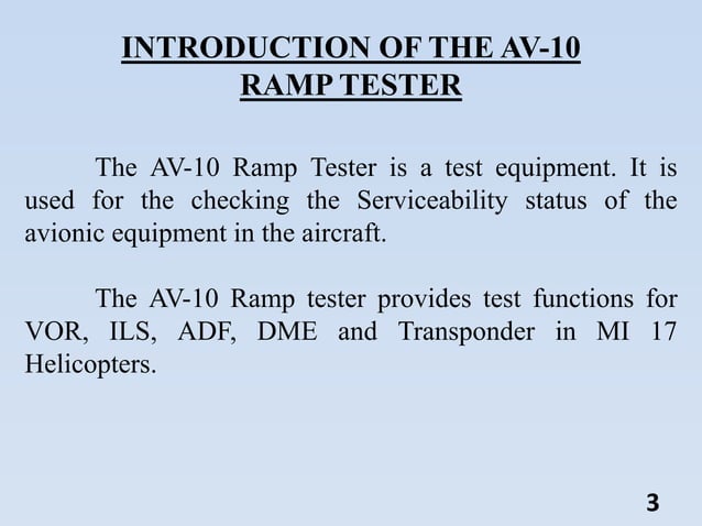 Av 10 ramp tester | PPTX | Radio Control | Hobbies & Interests
