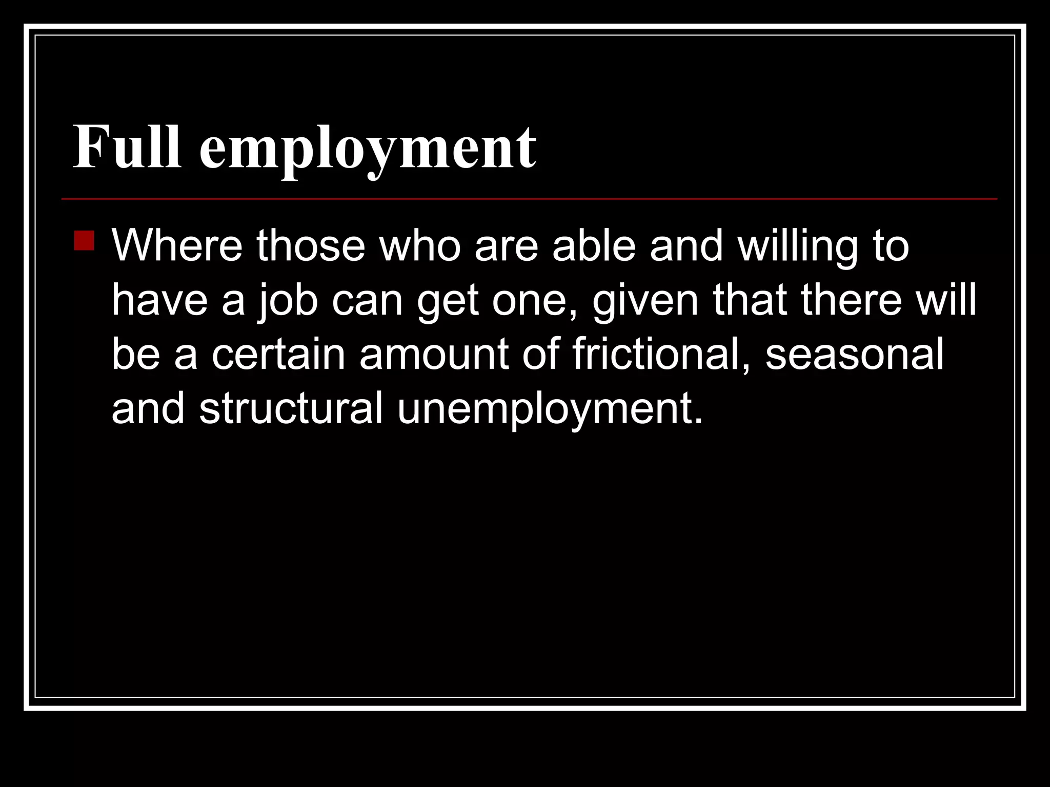 Objectives of Macro Economic Policies | PPT