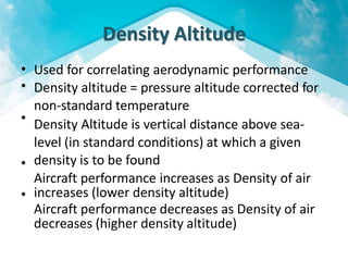 Atmosphere aviation science density temperature | PPTX