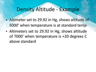 Atmosphere aviation science density temperature | PPTX