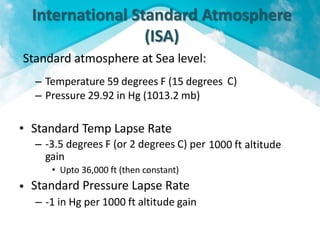 Atmosphere aviation science density temperature | PPTX