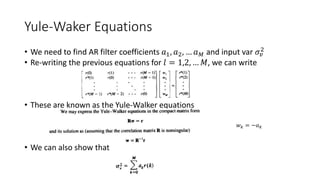 Av 738- Adaptive Filtering - Background Material | PPTX