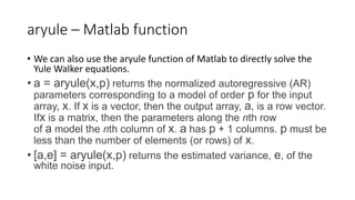 Av 738- Adaptive Filtering - Background Material | PPTX