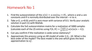 Av 738- Adaptive Filtering - Background Material | PPTX
