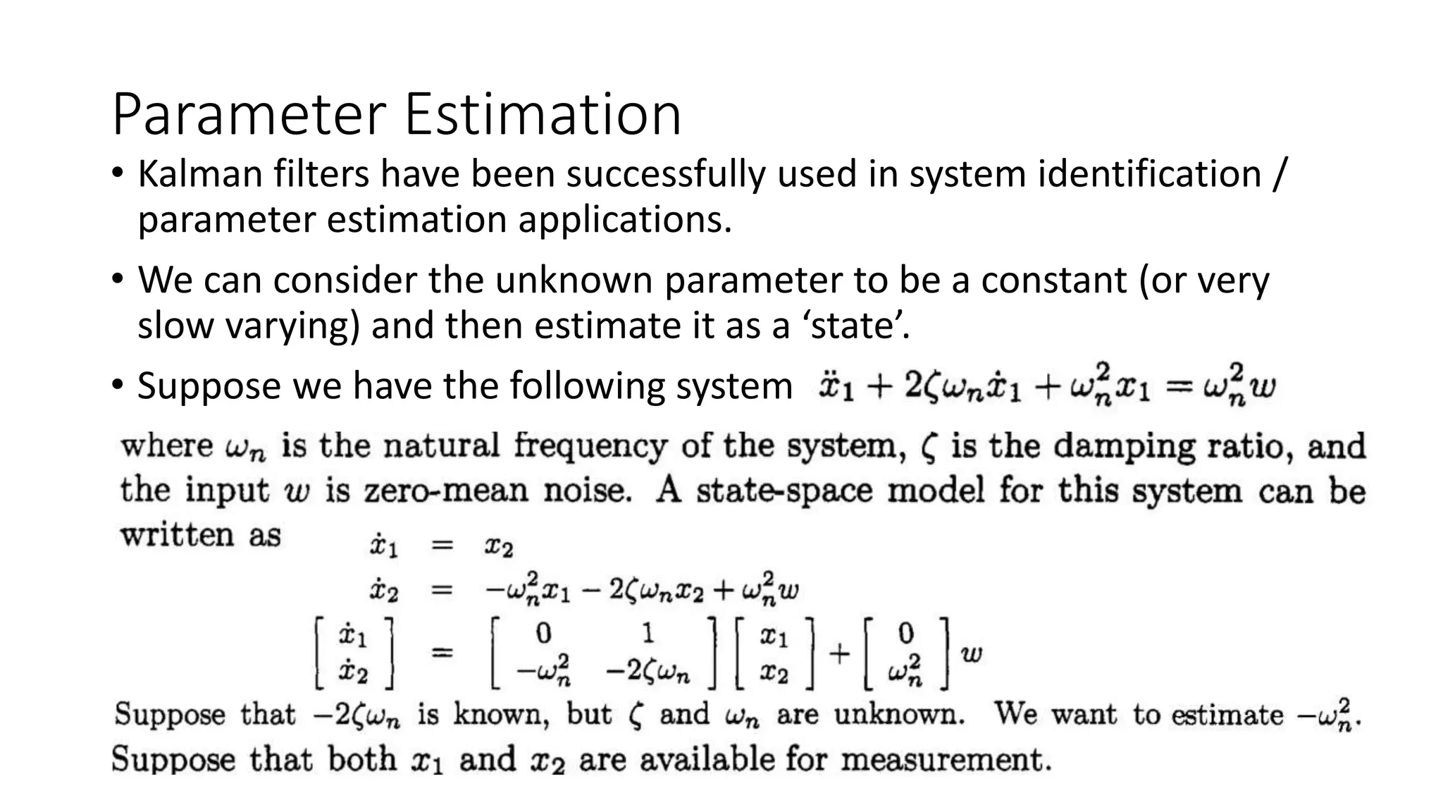 Av 738-Adaptive Filters - Extended Kalman Filter | PPTX