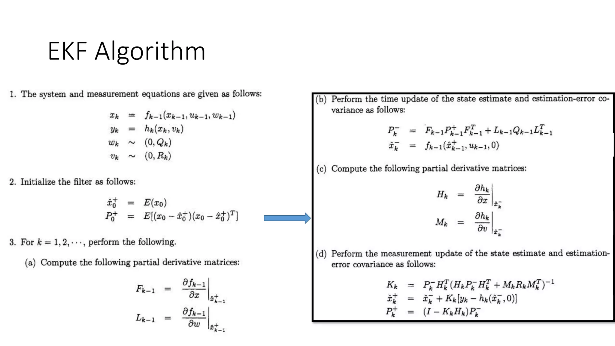 Av 738-Adaptive Filters - Extended Kalman Filter | PPTX