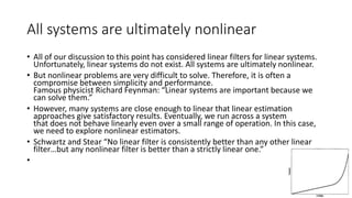 Av 738-Adaptive Filters - Extended Kalman Filter | PPTX