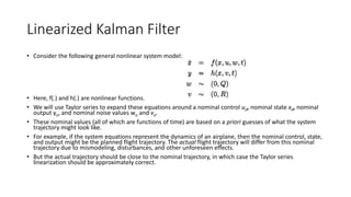 Av 738-Adaptive Filters - Extended Kalman Filter | PPTX