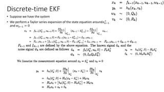 Av 738-Adaptive Filters - Extended Kalman Filter | PPTX