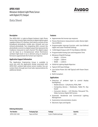 Av02 2315en datasheet | PDF