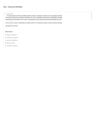 Av1 calculo | PDF